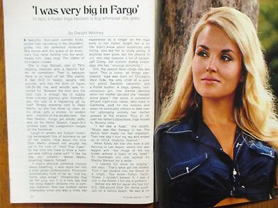 1970 TV Guide(INGA NEILSEN/KACK KLUGMAN/THE ODD COUPLE/JIMMIE RODGERS ...