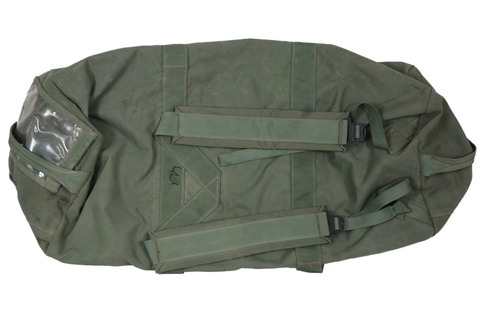 DAMAGED Improved Military Sea Bag US Army Duffle Deployment Pack Green ...
