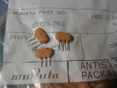 10pcs SFT10.7MS3-A FILTER 10.7MHz 3dB BW=(180 ± 40KHz) HIGHLY Sensitive ...