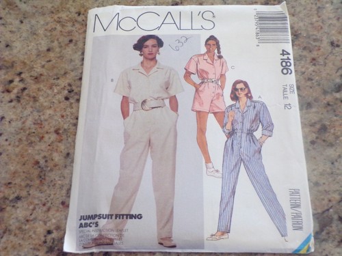 🌺 McCALL'S #4186 - LADIES ( 2 LENGTH - 3 STYLE ) JUMPSUIT - ROMPER ...