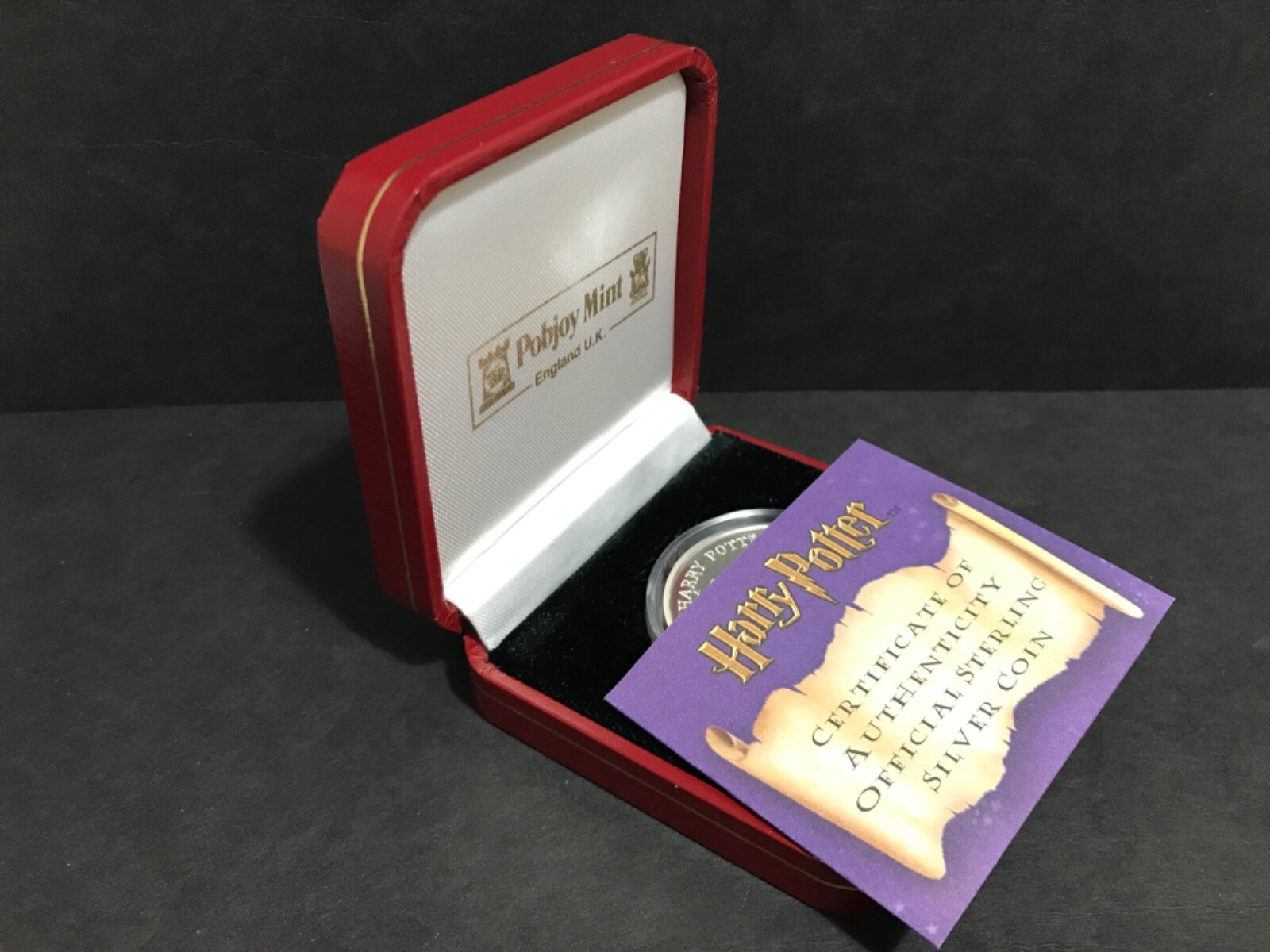 Harry Potter 2001 ISLE OF MAN Pobjoy Mint SILVER PROOF 1 CROWN COIN ...