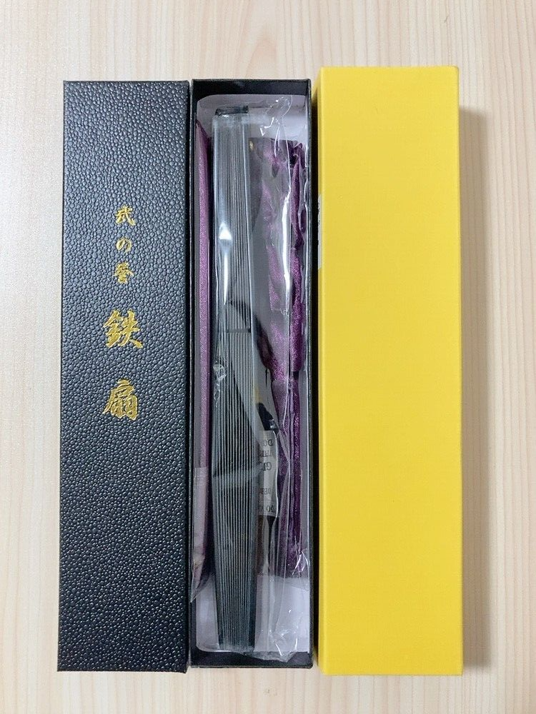 Ogata Swords TS-B Tessen Japanese Iron Fan Samurai Weapon Black 24cm | eBay