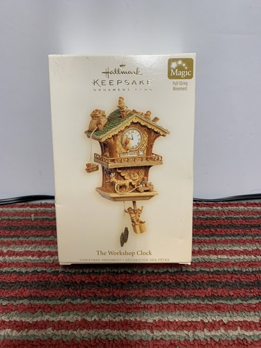 The Workshop Clock Cuckoo Magic Pull String Movement 2006 Handcrafted ...