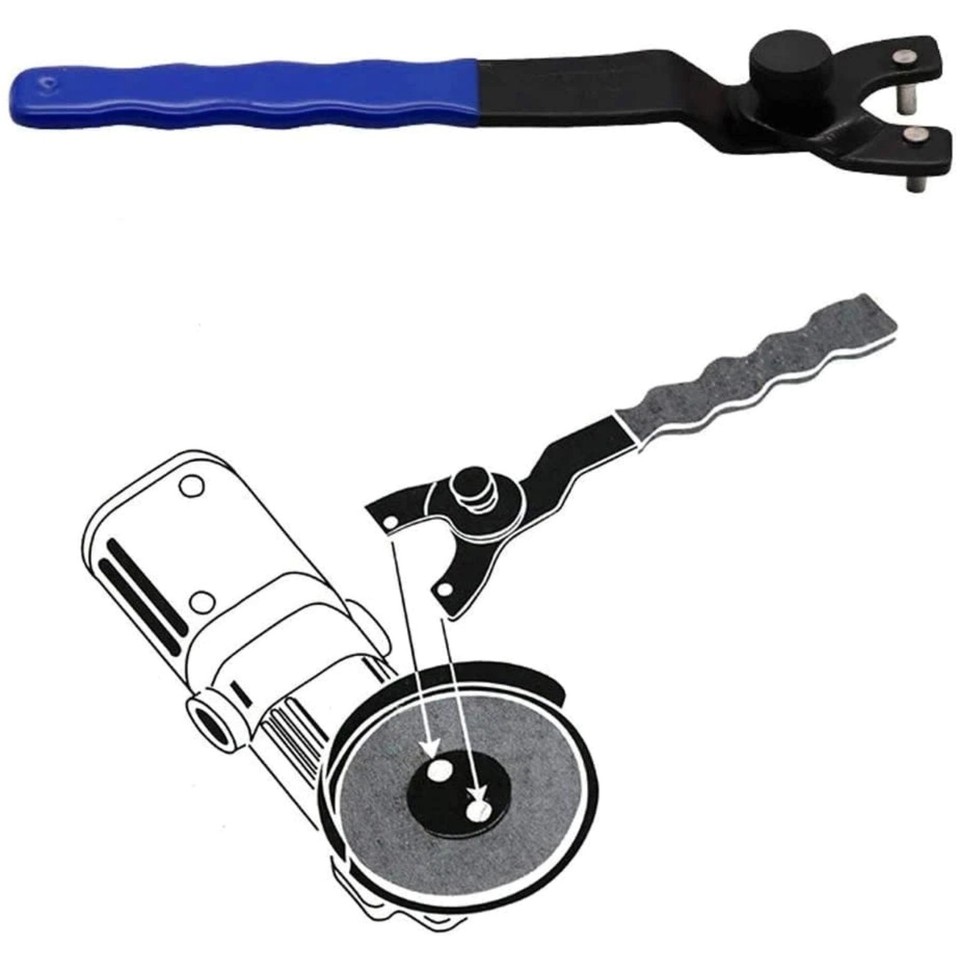 Universal Adjustable Pin Wrench for Angle Grinder Locknuts Bench ...