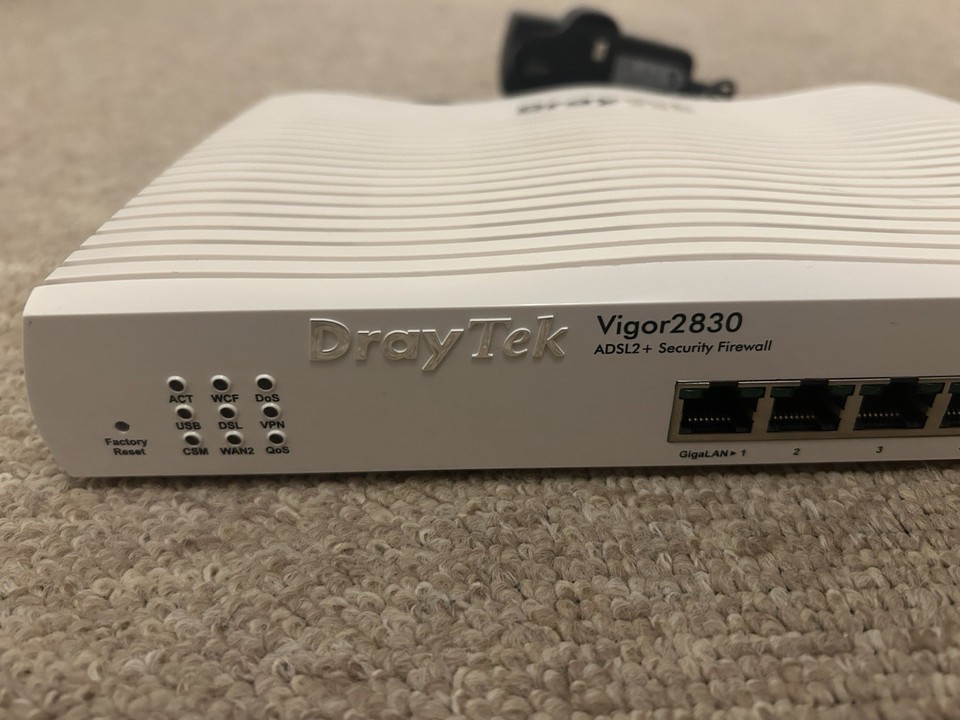 DrayTek Vigor2830 ADSL2 Firewall with Security Features | eBay UK