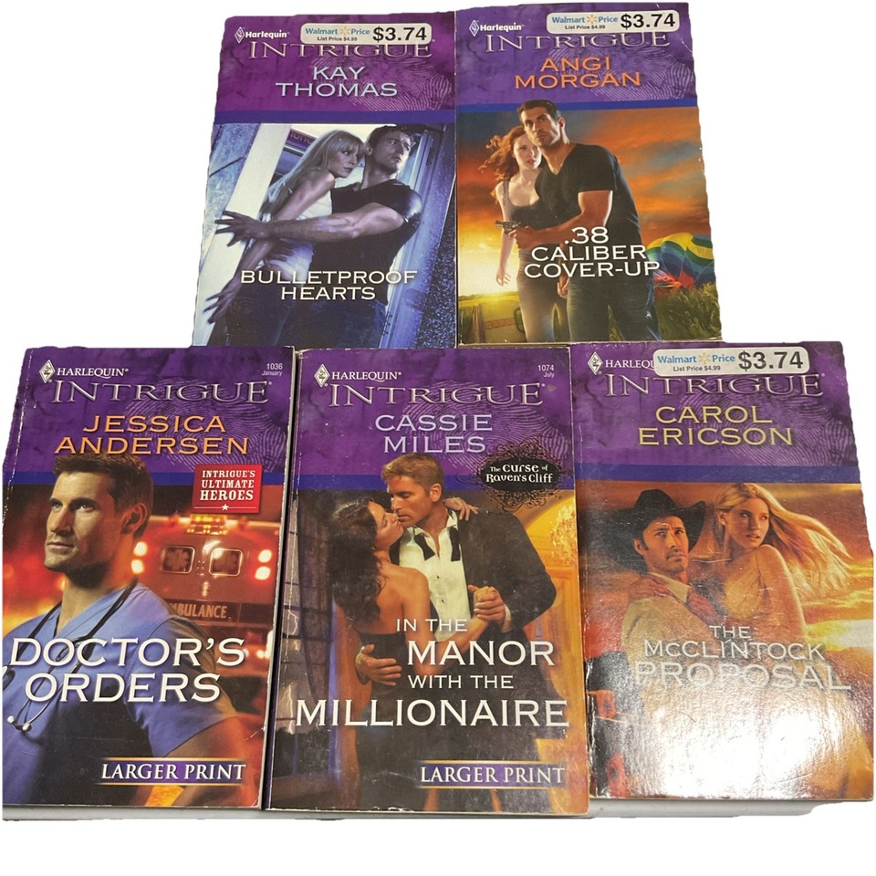 Lot of 25 Harlequin Intrigue Romance Suspense Intimate Book See Photos ...
