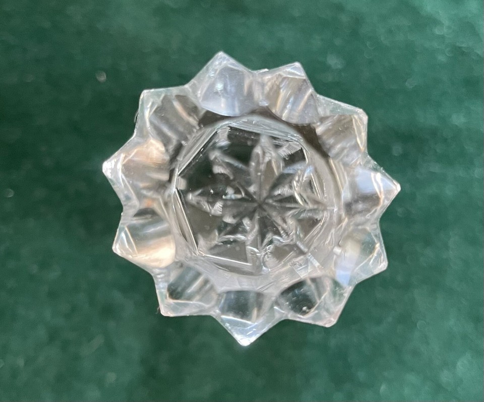 KNIFE REST Cut Glass Barbell | eBay