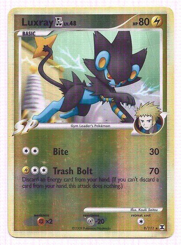 Pokemon TCG Luxray GL 9/111 Reverse Holo Rising Rivals | eBay
