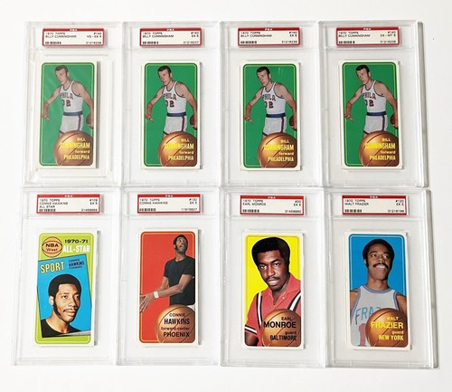 1970-71 TOPPS NBA Basketball Cards Dave DeBusschere Bill Cunningham {12 ...