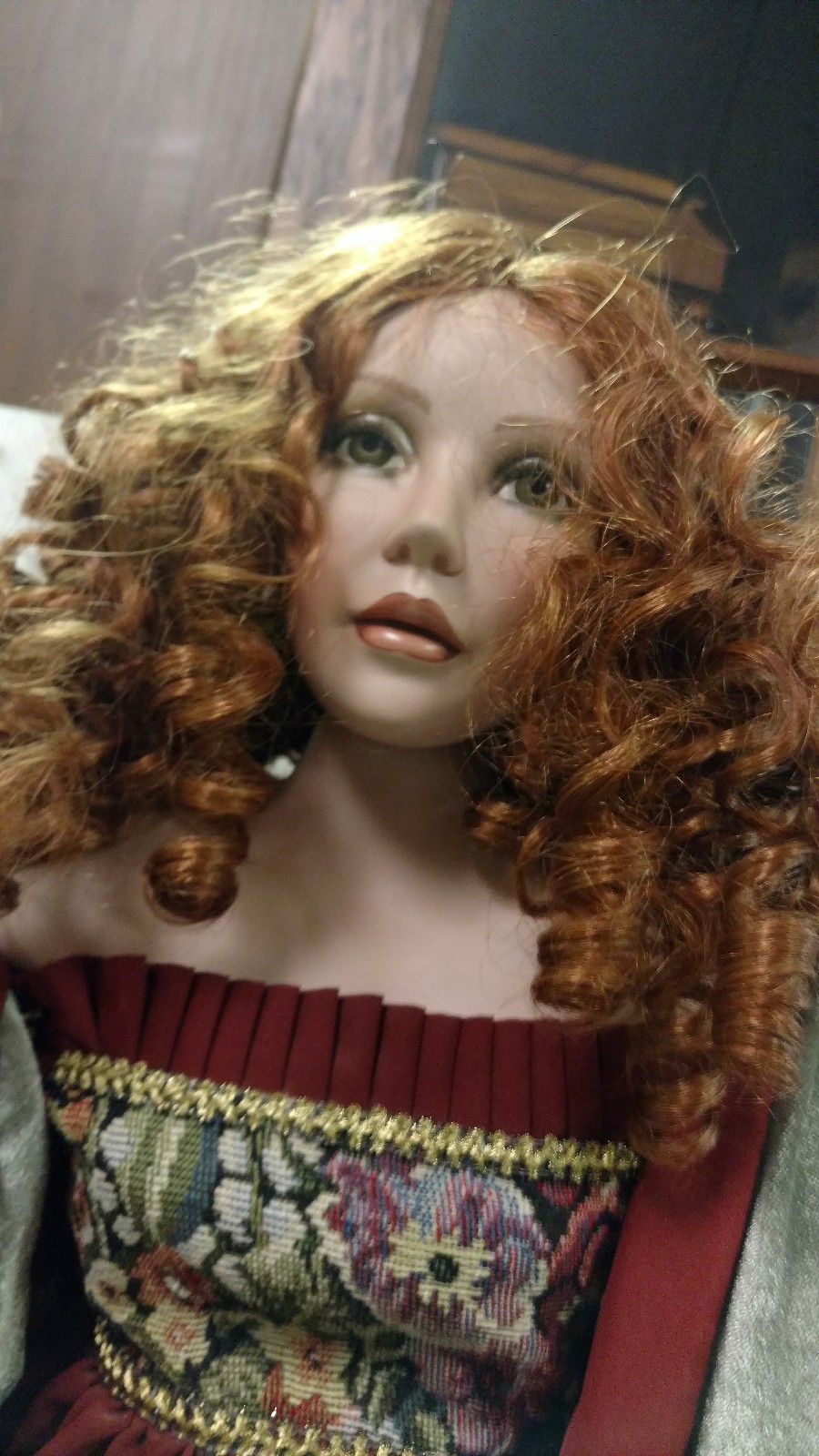 PAT DEZINSKI & RUSTIE DESIGNS 34" PORCELAIN RENAISSANCE DOLL | eBay