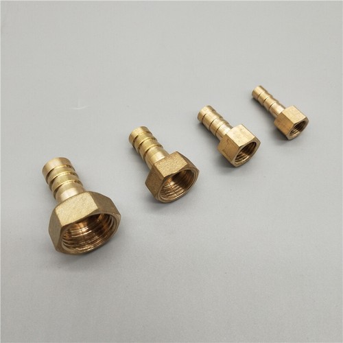 Straight Brass BSP Female Barb Hosetail Connector Fitting Fuel Air Gas ...