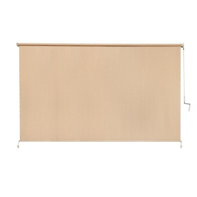 Coolaroo Outdoor Roller Shade 120" x 72" Southern Sunset Fabric 90% UV ...