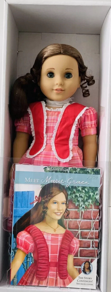 New American Girl Marie Grace Gardener 18" Doll+Book 1850s New Orleans ...