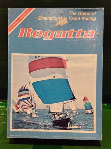 Vintage Regatta Game of Championship Yacht Racing 1979 Avalon Hill ...