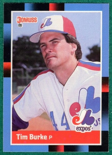 Tim Burke - 1988 Donruss #98 - Montreal Expos Baseball Card | eBay