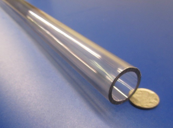 Kmac Polycarbonate Round Tube / Tubing 1.125" OD x .875" ID - 1/8" Wall ...