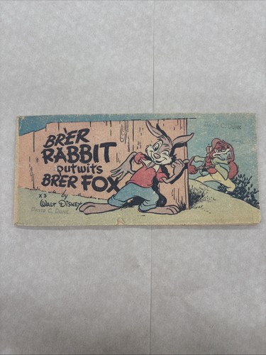 Brer Rabbit outwits Brer Fox Rare Disney Cheerios Comic 1947 ...