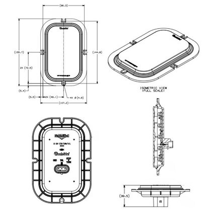 Truck Lite 45279R 45 Series Brake / Turn Signal Light Led, Red Lens, | eBay