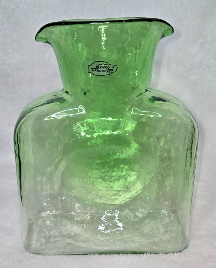 Blenko Spring Green 384 Water Bottle Blenko | eBay