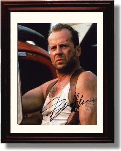 16x20 Framed Bruce Willis Autograph Promo Print - Die Hard | eBay