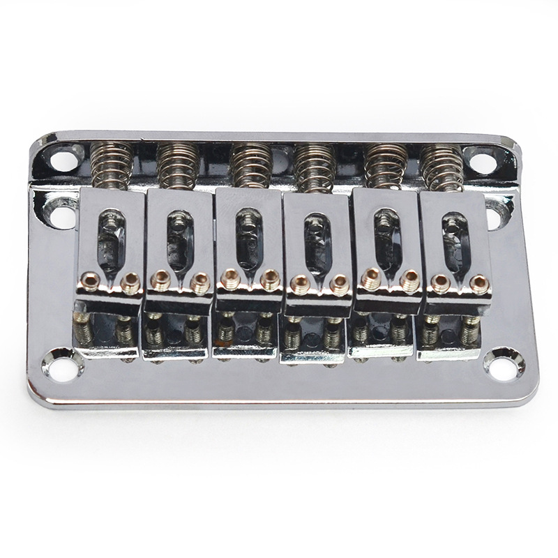 6 String Fixed Hardtail Saddle Bridge Top Load Guitar Tailpiece for EL ...