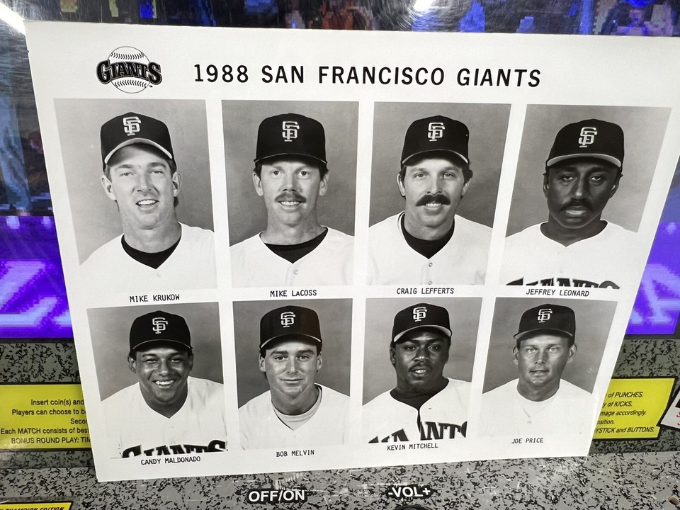 1985 1986 1988 Photo Lot of 4: Mike Krukow SF Giants 8x10 Press Photos ...