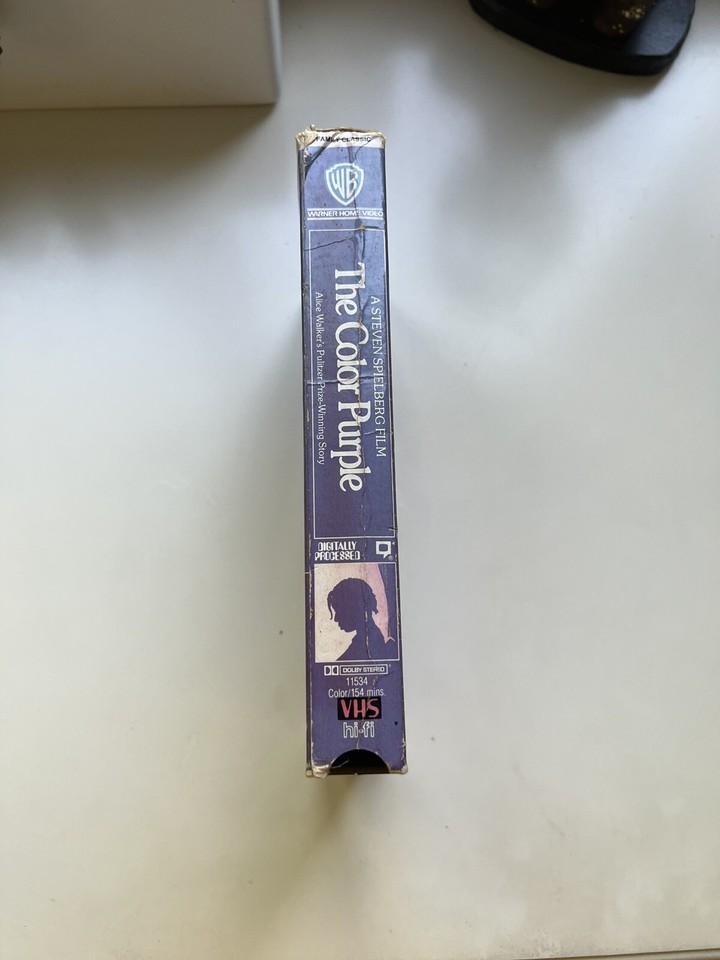 The Color Purple VHS Tape 1987 Whoopi Goldberg Steven Spielberg Danny ...