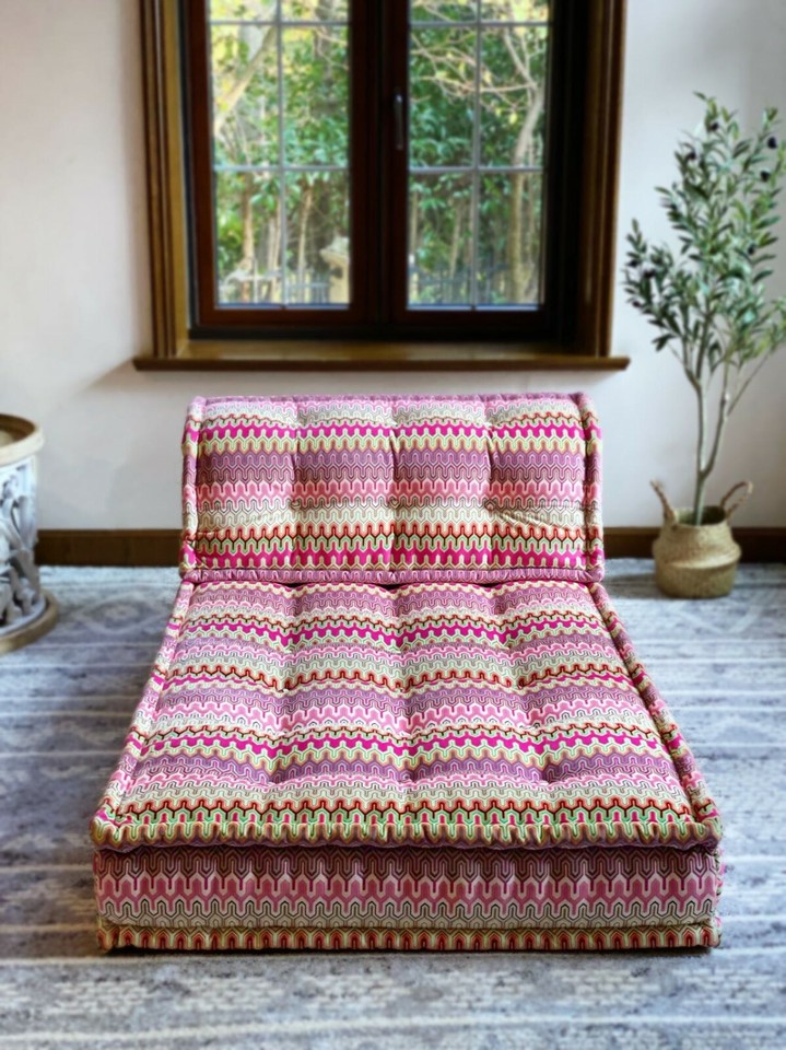 Boho Moroccan Modular Sectional Mah Jong Sofa Couch - Custom Lounge ...