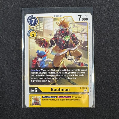Digimon Card Game - Boutmon P-074 - Promo - NM - X Record | eBay