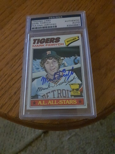 Mark Fidrych 1977 Topps Rookie Card RC Signed PSA/DNA Certified Auto ...