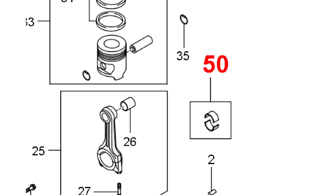 GENUINE BRAND NEW BEARING-CONNECTING ROD SUIT KORANDO C200 2.0L DIESEL ...