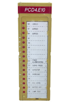 SAIA PCD4.E10 / PCD4.E100 Digital Input Module Automation PLC Control # ...