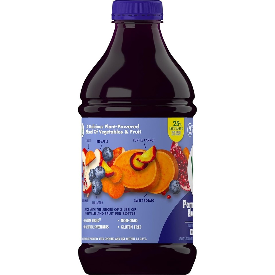 Blends 100% Juice Pomegranate Blueberry Juice, Fruit and Vegetable ...