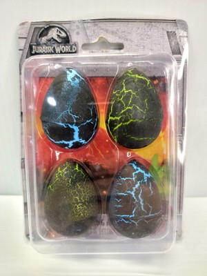 Jurassic World 4 Count Dinosaur Water Hatching Eggs Brand New Party Toy ...