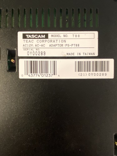 TASCAM 788 Pro Audio 8-Track Digital Recorder Portastudio w/ Book's | eBay