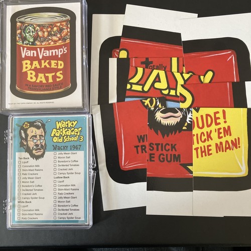 Wacky Packages Old School 3 Complete TAN 33 card base set, ‘67 subset ...