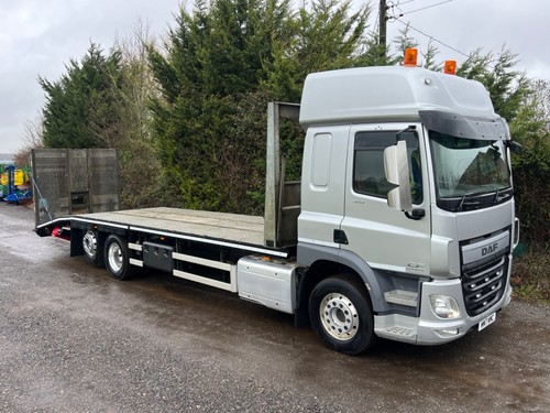 DAF CF370 26 TON BEAVERTAIL PLANT LORRY 28FT STERLING BODY PLUS VAT ...