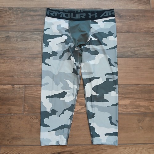 Under Armour Compression Tights Mens Extra Large Grey Camo Football ...