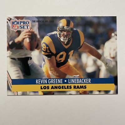 1991 Pro Set #202 KEVIN GREENE Los Angeles Rams ~ NFL | eBay