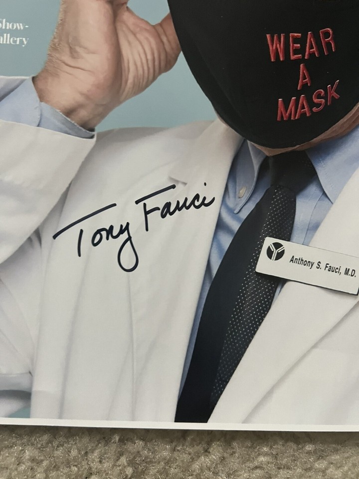 DR TONY ANTHONY FAUCI SIGNED AUTOGRAPH 11x14 PHOTO NIAID SCIENTIST ...