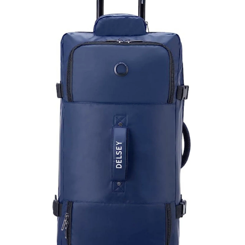 Delsey Paris R-38 28” Rolling Wheeled Duffel Travel Bag Blue for sale ...