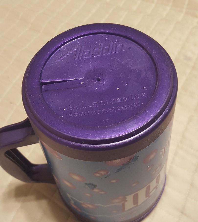 34oz Aladdin Insulated Coffee Cups Mugs Plastic Vintage / LID (TH)(Not ...