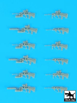 Black Dog 1/35 F88 Austeyr Australian Automatic Rifles (12 pcs, 4 types ...