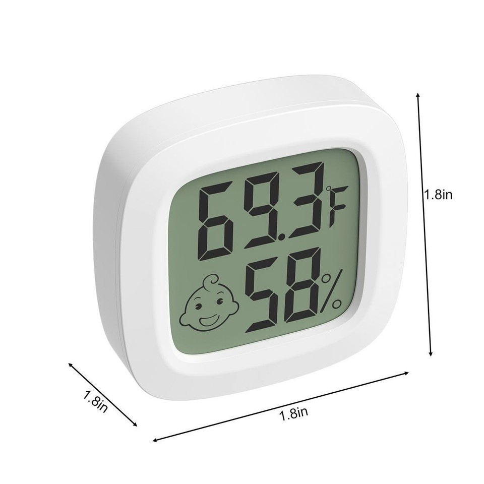 1/2/4PCS Mini LCD Digital Indoor Hygrometer Thermometer Humidity ...
