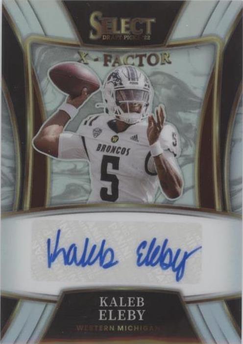 2022 Panini Select Draft Picks - X-Factor Signatures Kaleb Eleby #X-KEL ...