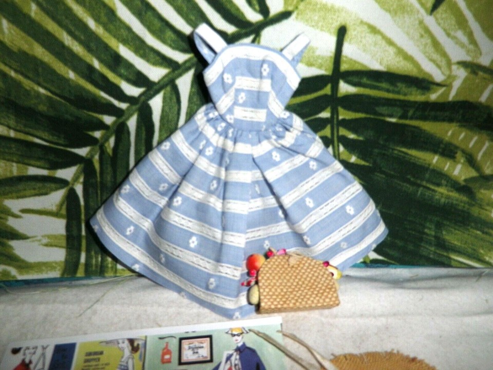 NO DOLL~1959 MATTEL BARBIE #969 SUBURBAN SHOPPER "R" LABEL 3pcs, #45 | eBay