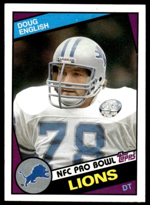1984 TOPPS DOUG ENGLISH K DETROIT LIONS #253 | eBay