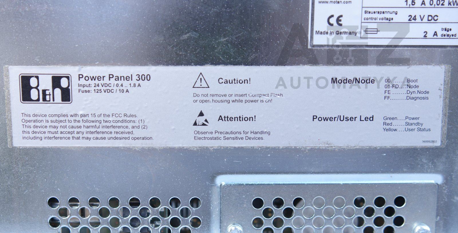 B&R POWER PANEL 300 5PP320.0571-39 5PP320057139 / MOTAN WEBPANEL WP57-B ...