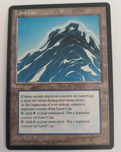 MTG Land Cap Ice Age Regular Rare Near Mint | eBay