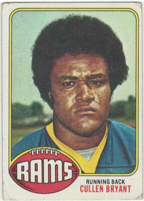 CULLEN BRYANT RC 1976 Topps #373 ROOKIE LA Rams ID:6494 | eBay